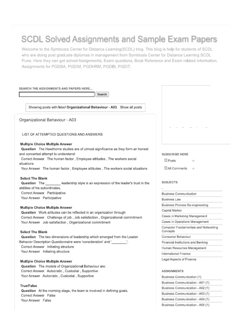 Organization Behaviour Part-3 | PDF