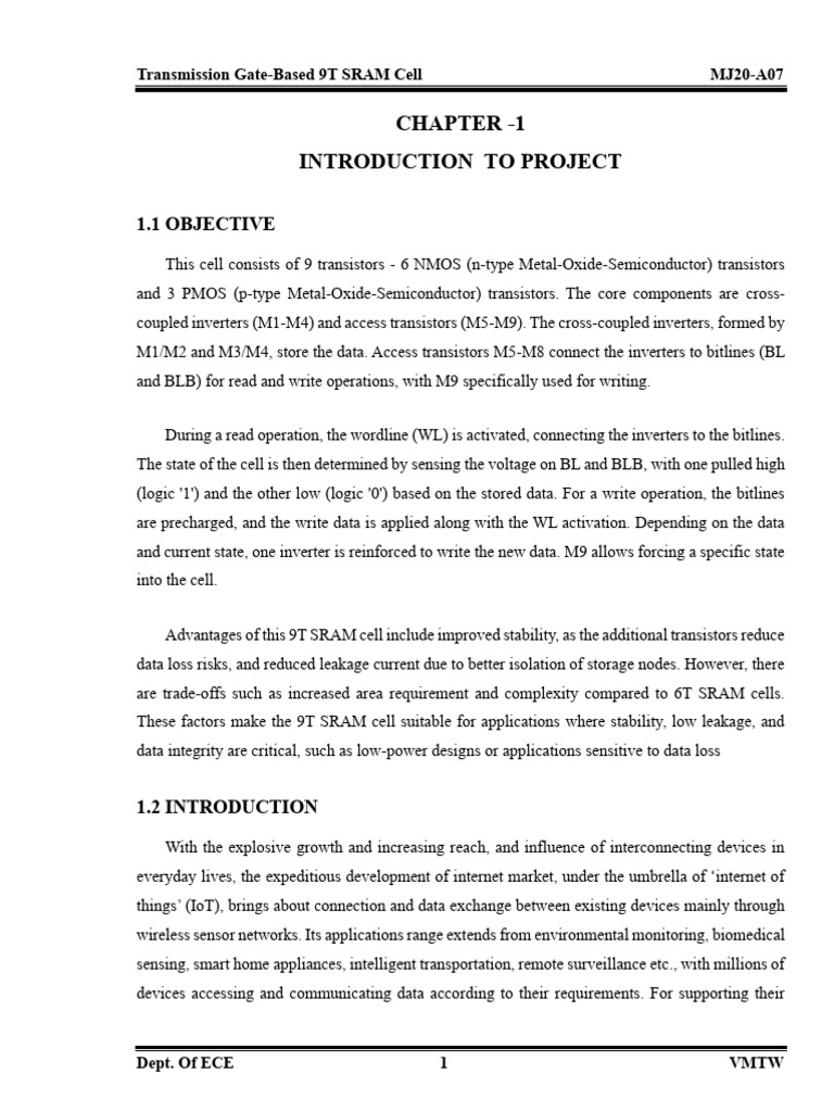 Main Major Document | PDF | Mosfet | Computer Memory