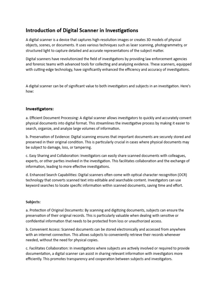 Digital Scanner | Download Free PDF | Image Scanner | Digital Forensics