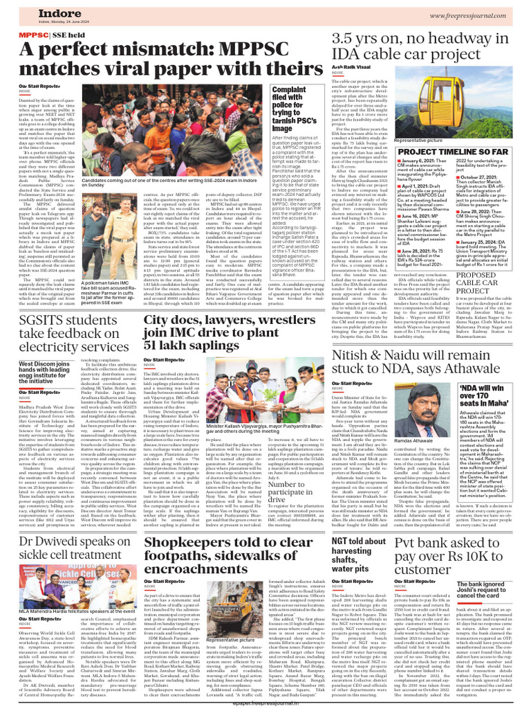 Free Press - Indore Epaper Edition 24 Jun 2024 Page 3 | PDF