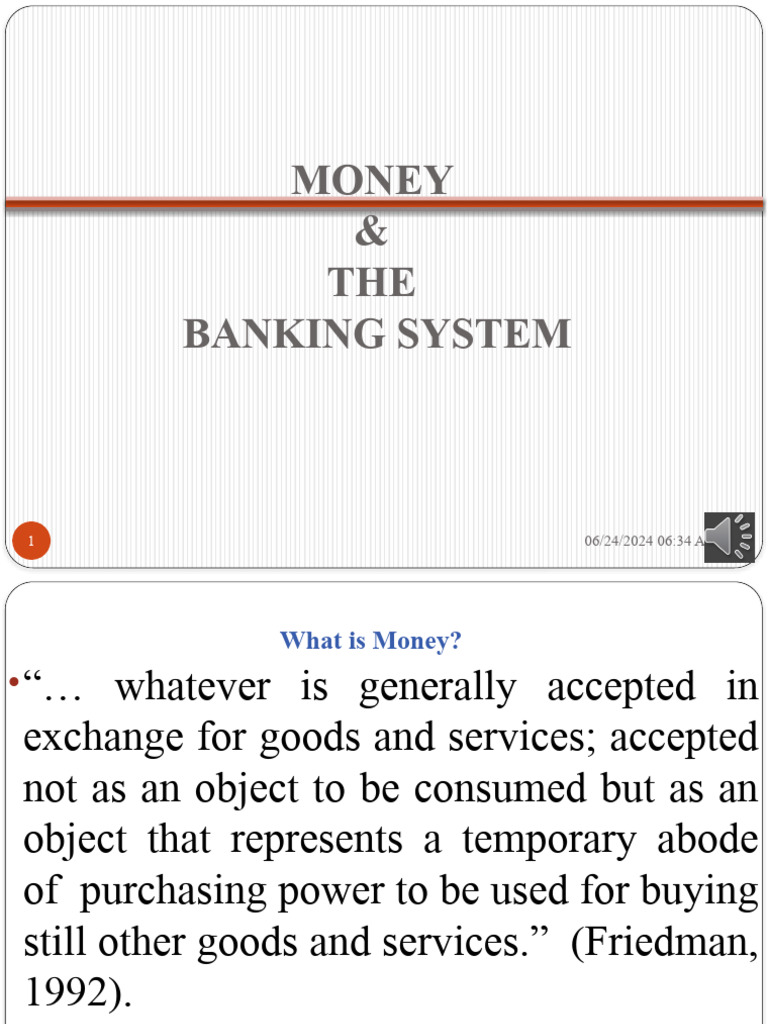 Understanding Money and Banking Systems | PDF | Banks | Money