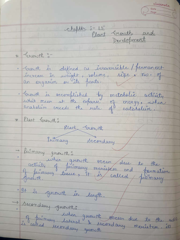Plant Growth and Development | PDF