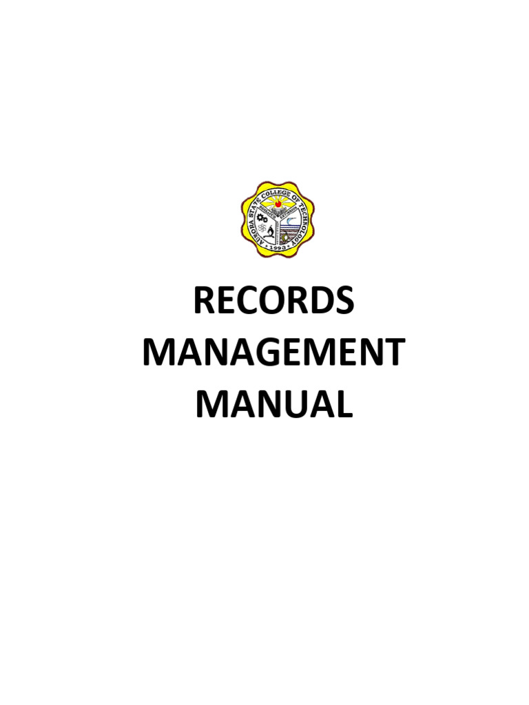 ASCOT Records Management Manual | PDF | Records Management | Archive