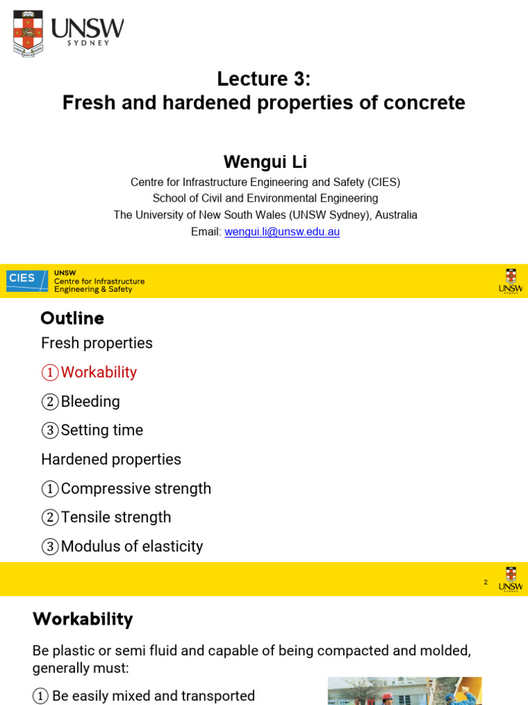 Week-3 Lecture 3 Slides | PDF | Concrete | Young's Modulus Week-3 Lecture 3 Slides | PDF | Concrete | Young's Modulus