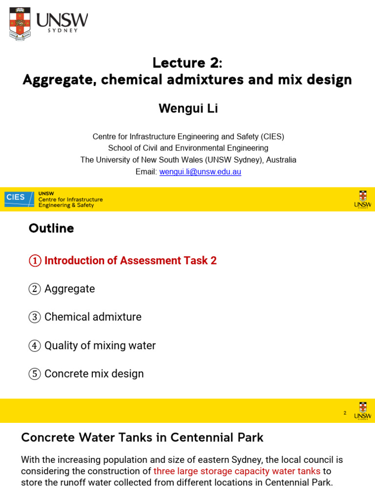 Week-2 Lecture 2 Slides | PDF | Concrete | Construction Aggregate Week-2 Lecture 2 Slides | PDF | Concrete | Construction Aggregate
