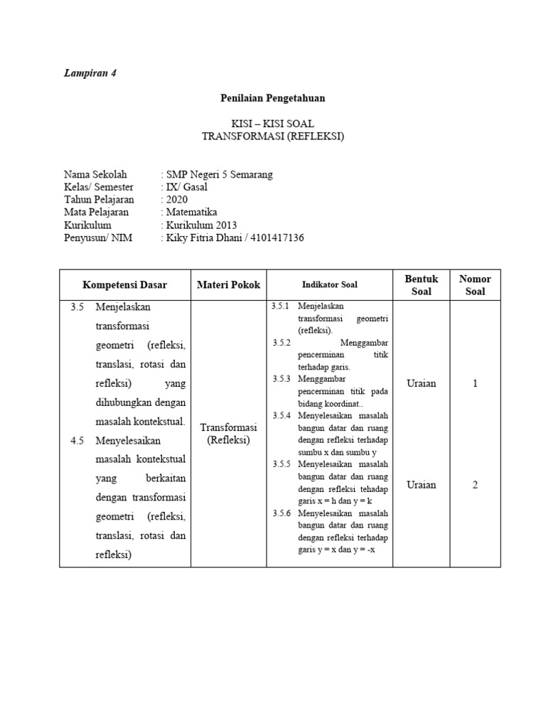 L4 - Penilaian Pengetahaun | PDF | Metode & Bahan Ajar