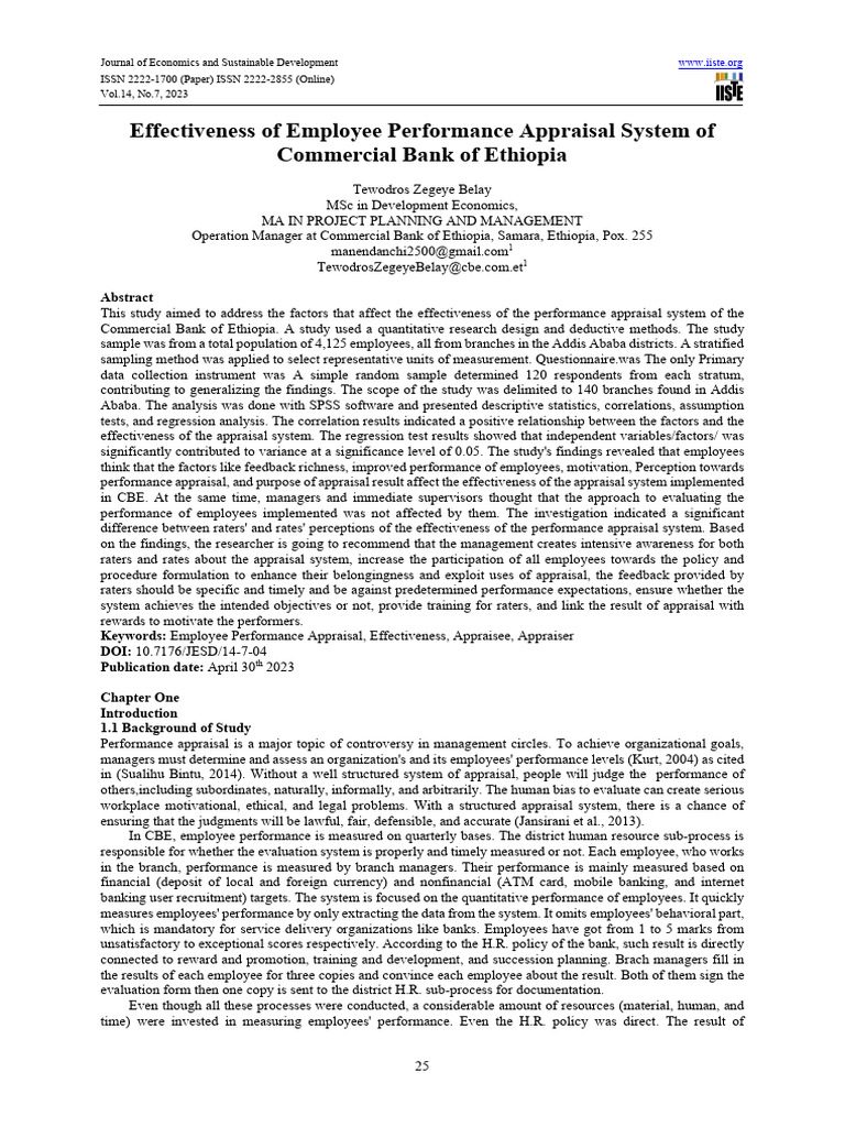 1 PB | PDF | Performance Appraisal | Goal Setting