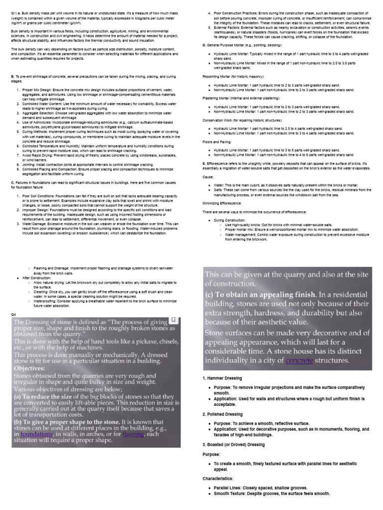 Building Construction Paper | PDF | Concrete | Mortar (Masonry)