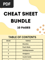 Lab Value Cheat Sheet | PDF | Creatinine | Kidney