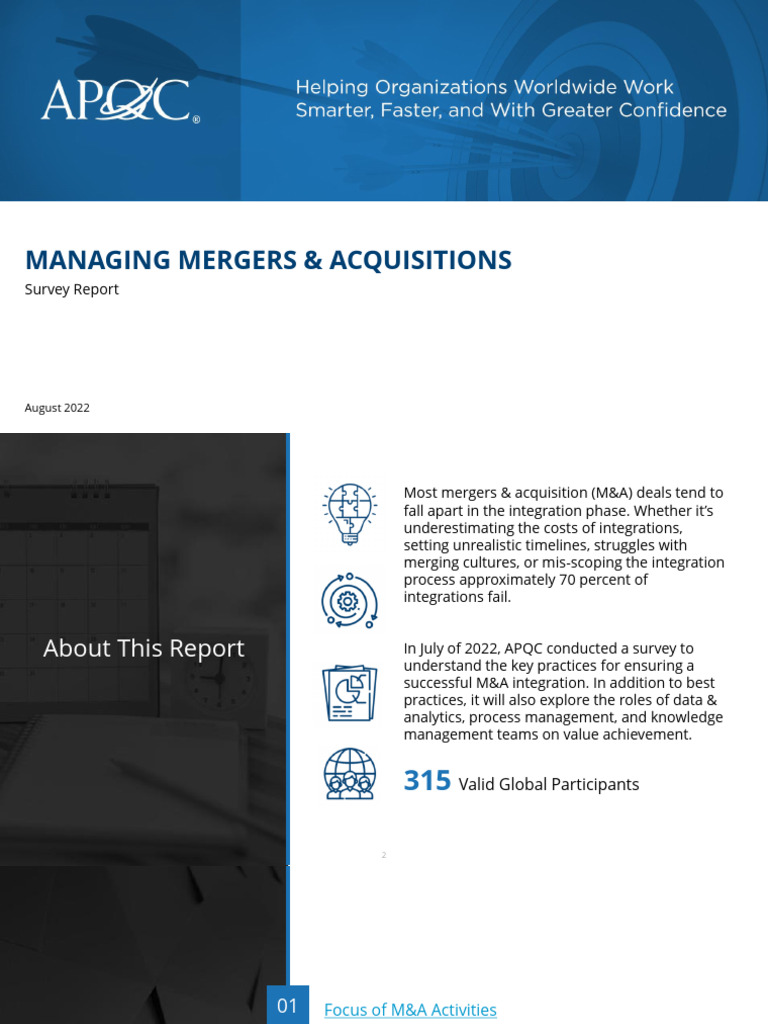 K012777 - Managing MA SSR - 0 | PDF | Mergers And Acquisitions ...