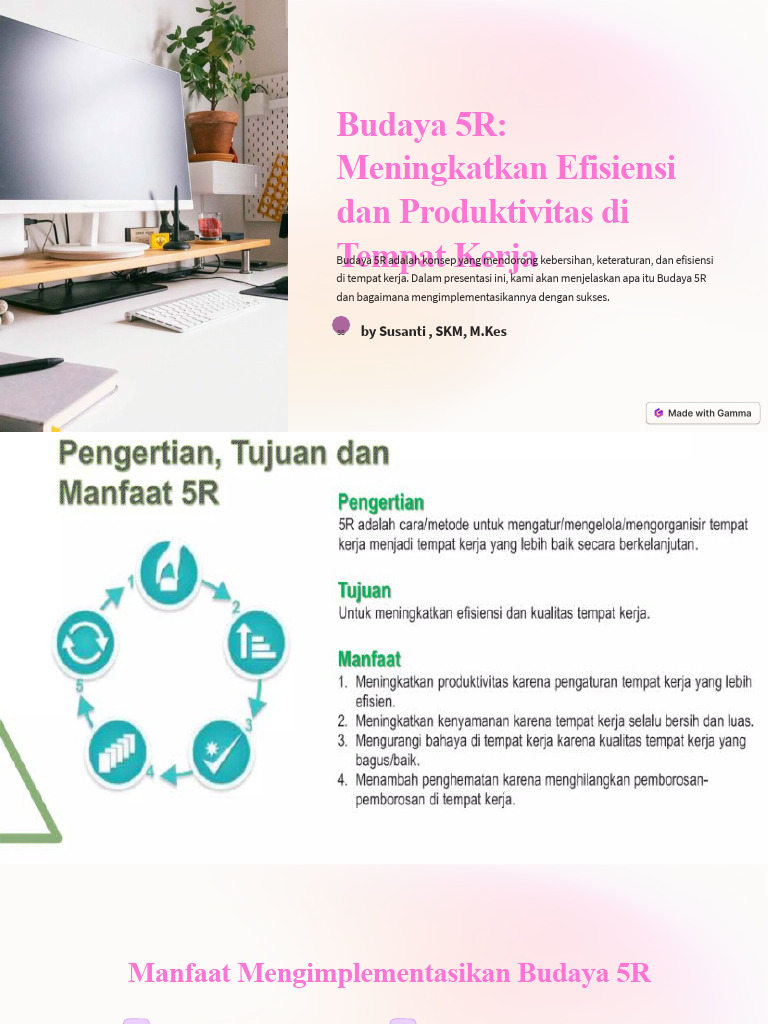 Budaya 5 R | PDF | Bisnis | Kesehatan Holistik