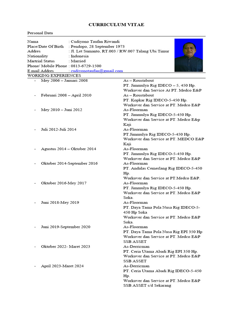 Curriculum Vitae | PDF