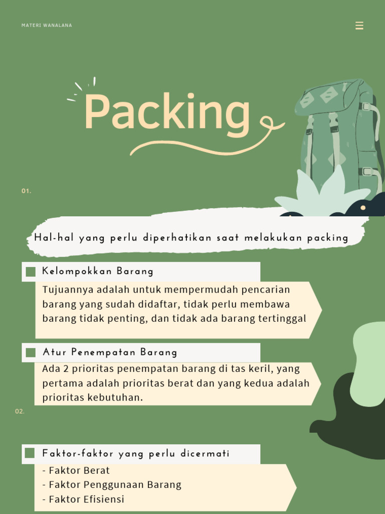 Materi Packing | PDF