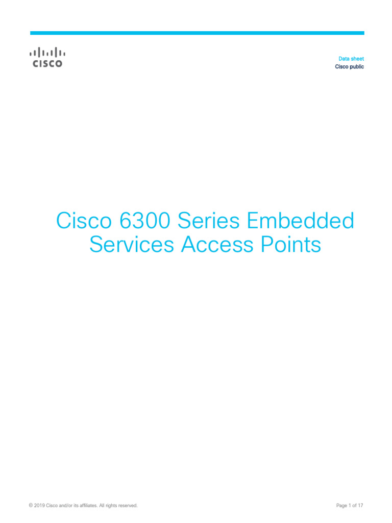 Esw 6300 Data Sheet | PDF | Ieee 802.11 | Mimo