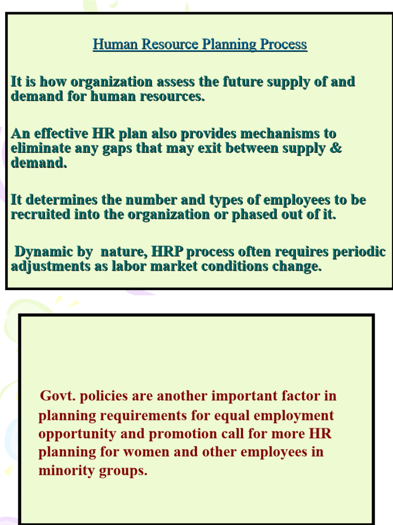 HRP Process | PDF | Human Resources | Human Resource Management