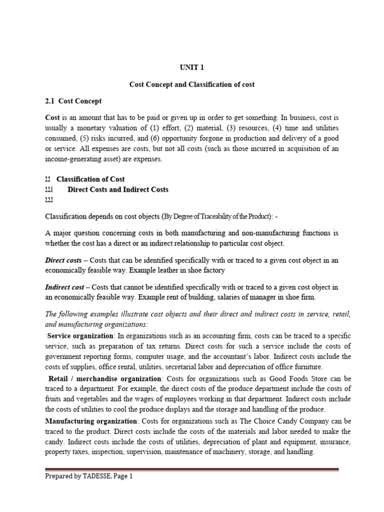 Cost Acc. Service Audit T | PDF | Inventory | Cost