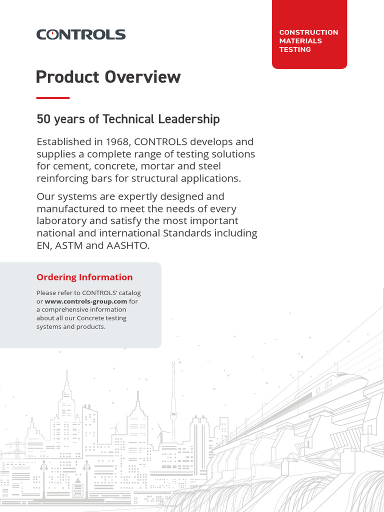 Controls Products Overview En | PDF | Concrete | Composite Material