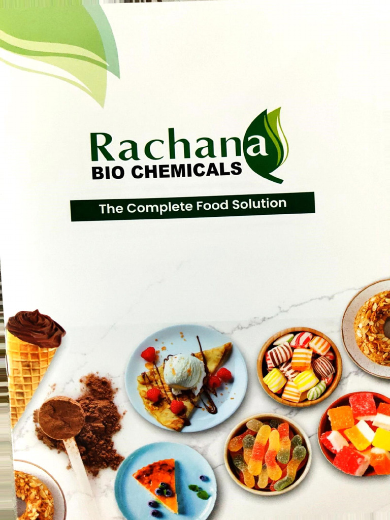 Rachana Bio Chemicals - Cake, Chocolate, Ice Cream, Confectionaries | PDF | Breads | Cakes