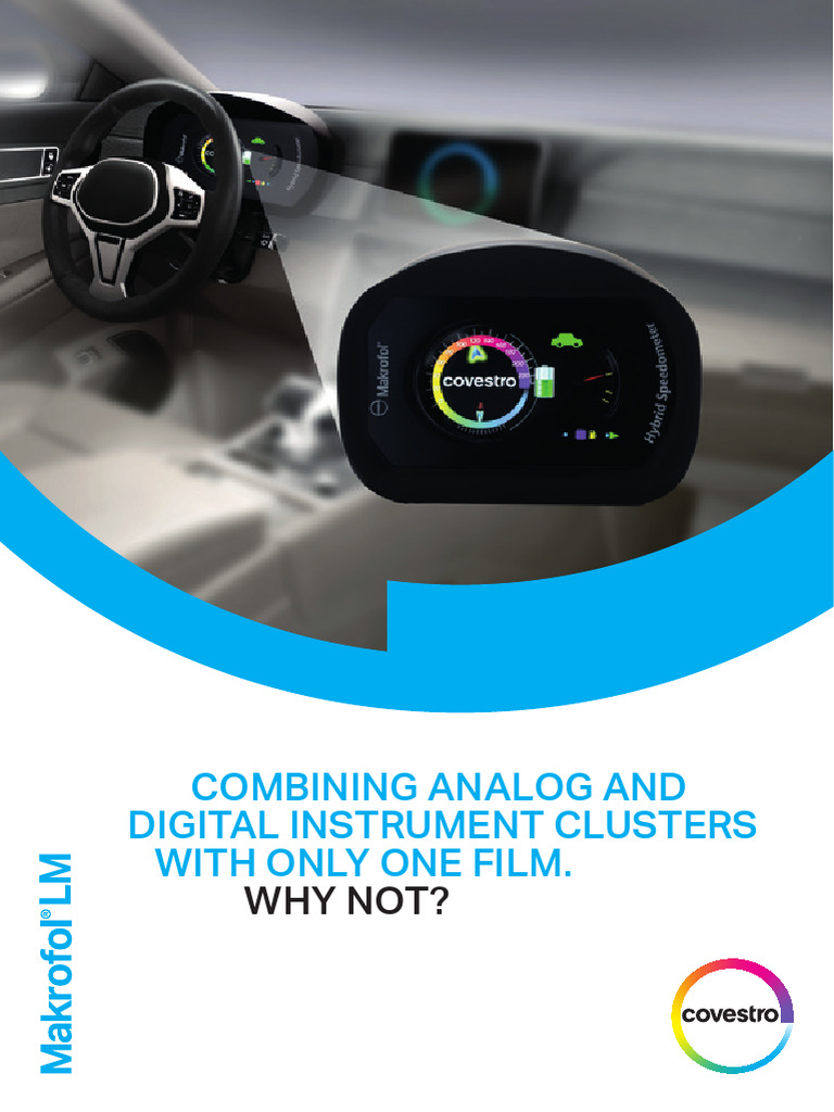 Combining Analog and Digital Instrument Clusters With Only One Film ...