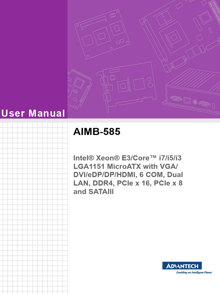 Aimb-585 Man 001 | PDF | Usb | Electronics