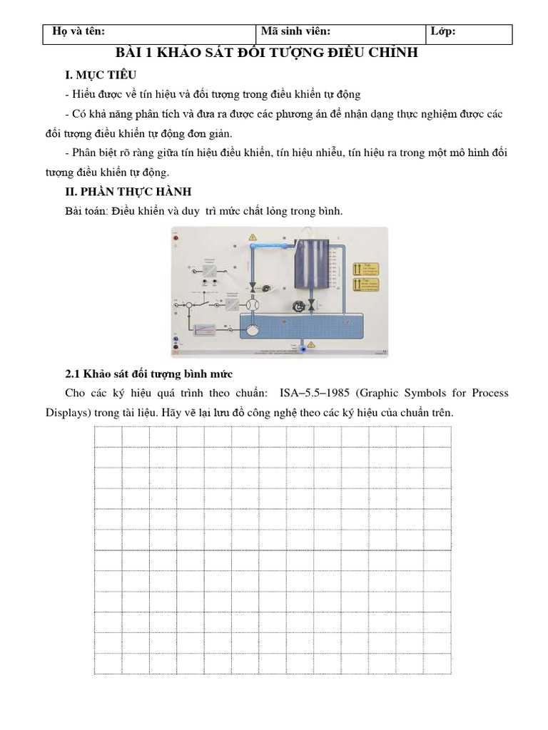 PhieuThiNghiemDKQT Bai1 | PDF