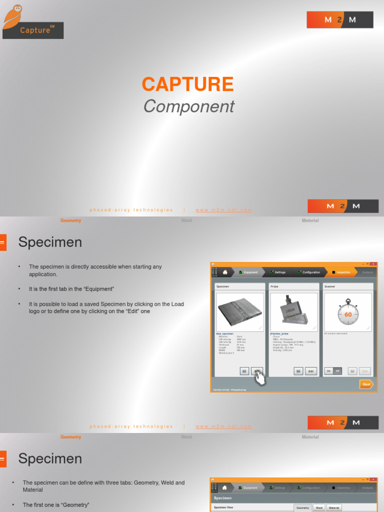 1-Capture Training Components | PDF