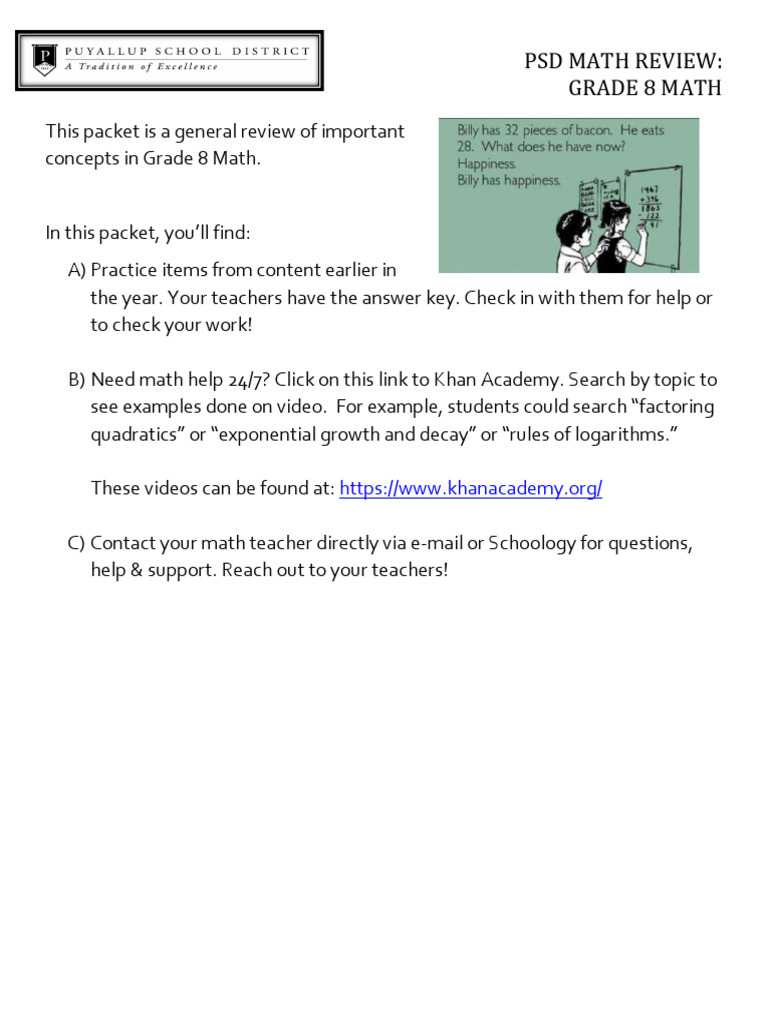 8th Grade Math | PDF | Triangle | Cartesian Coordinate System