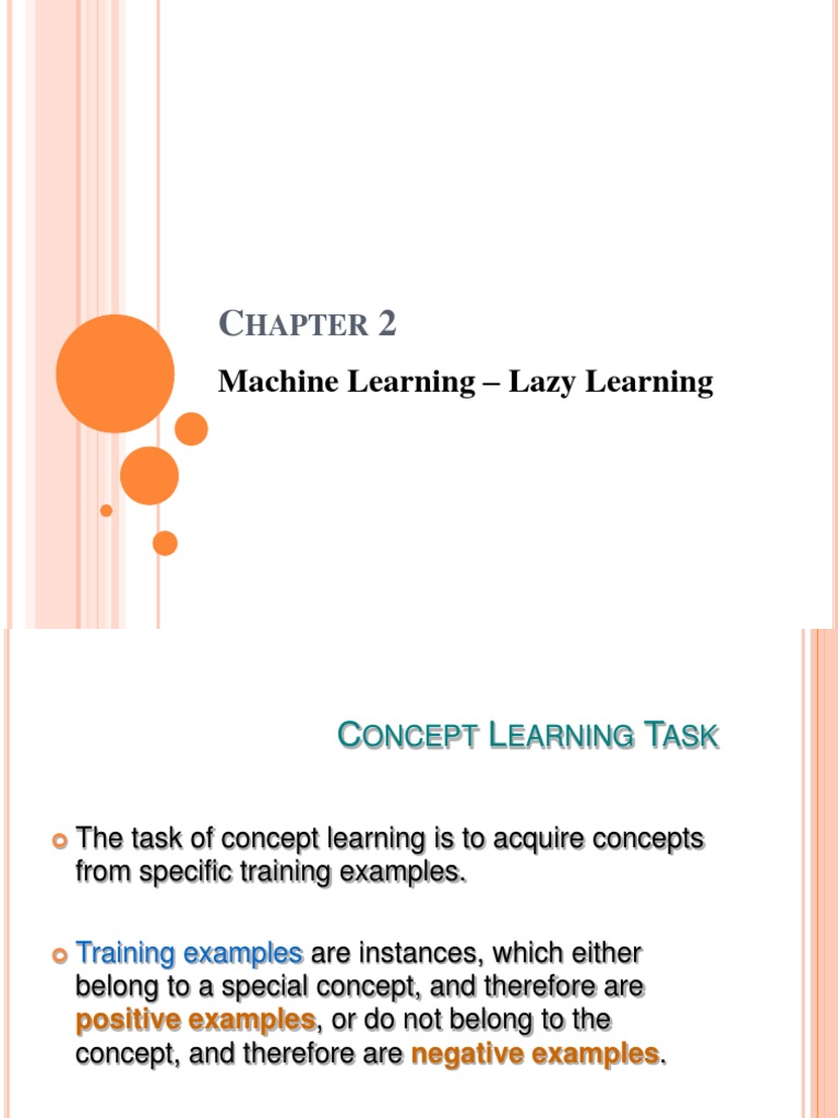 Machine Learning - Lazy Learning: Hapter | PDF | Statistical ...