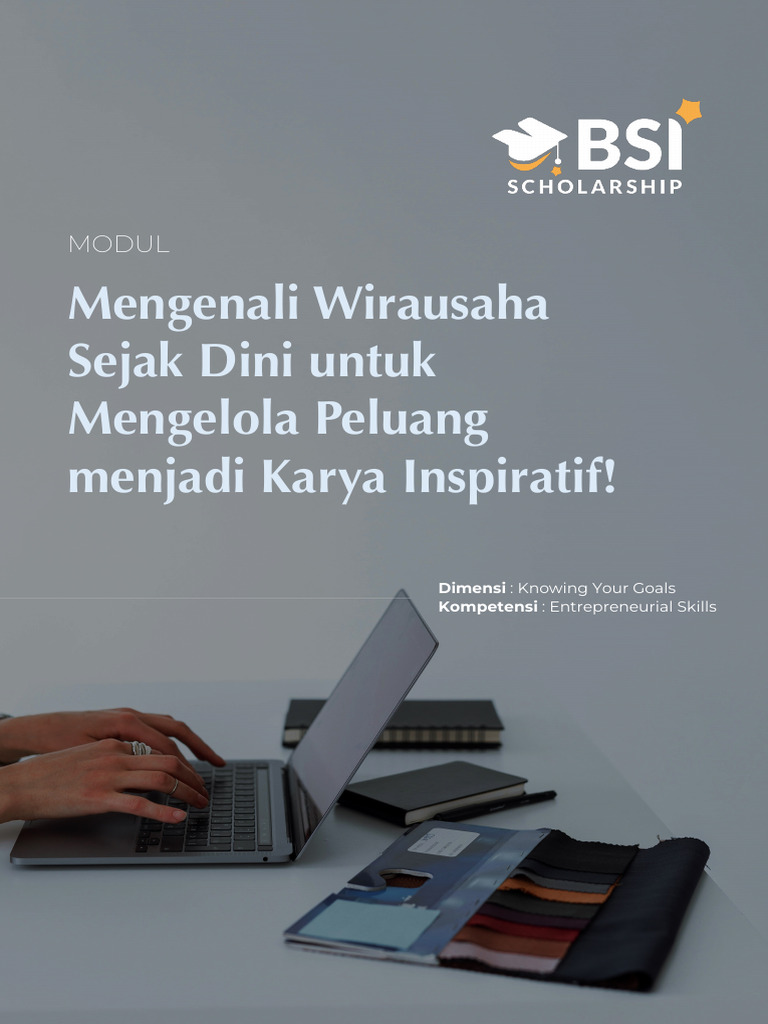 Modul BSI Pelajar - Mentoring Pertama Juni - Entrepreneurial Skills | PDF