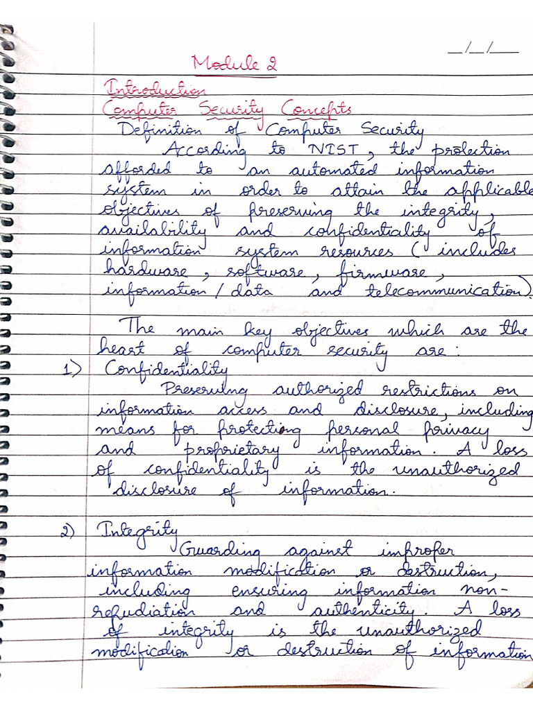 Cryptography Module-2 Notes | PDF