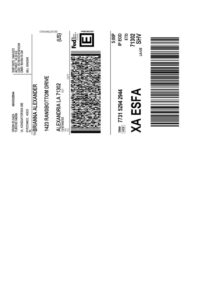 Shipping Label | PDF