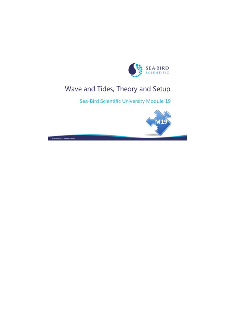 Module19 WaveAndTideTheoryAndSetup | PDF | Spectral Density | Sampling (Signal Processing)
