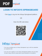 Infosys Springboard - Login Procedure | PDF