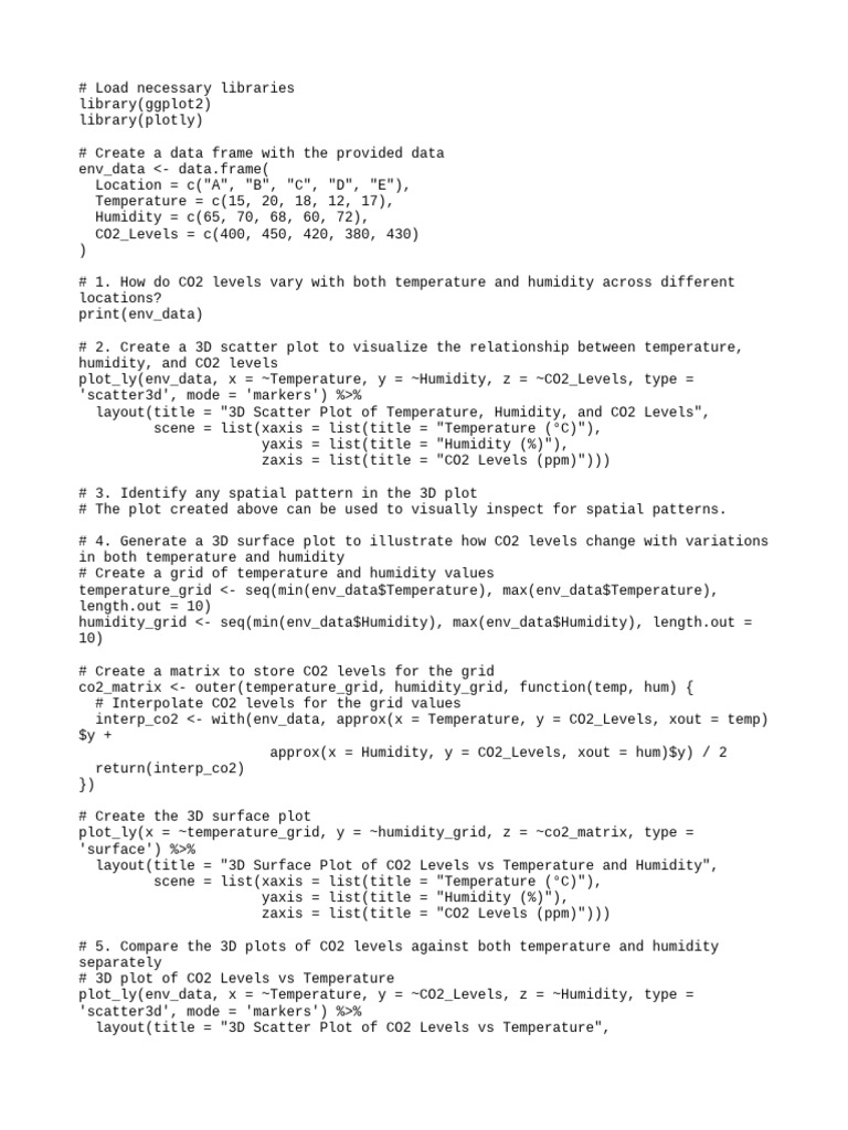 Q19 - Environmental Data | PDF | Carbon Dioxide | Humidity