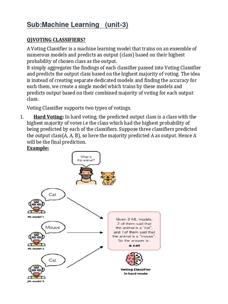 ML UNIT 3 | Download Free PDF | Support Vector Machine | Statistical Classification