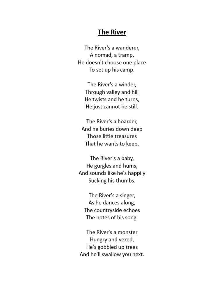 Short Poems for Recitation | PDF | Home & Garden | Poetry