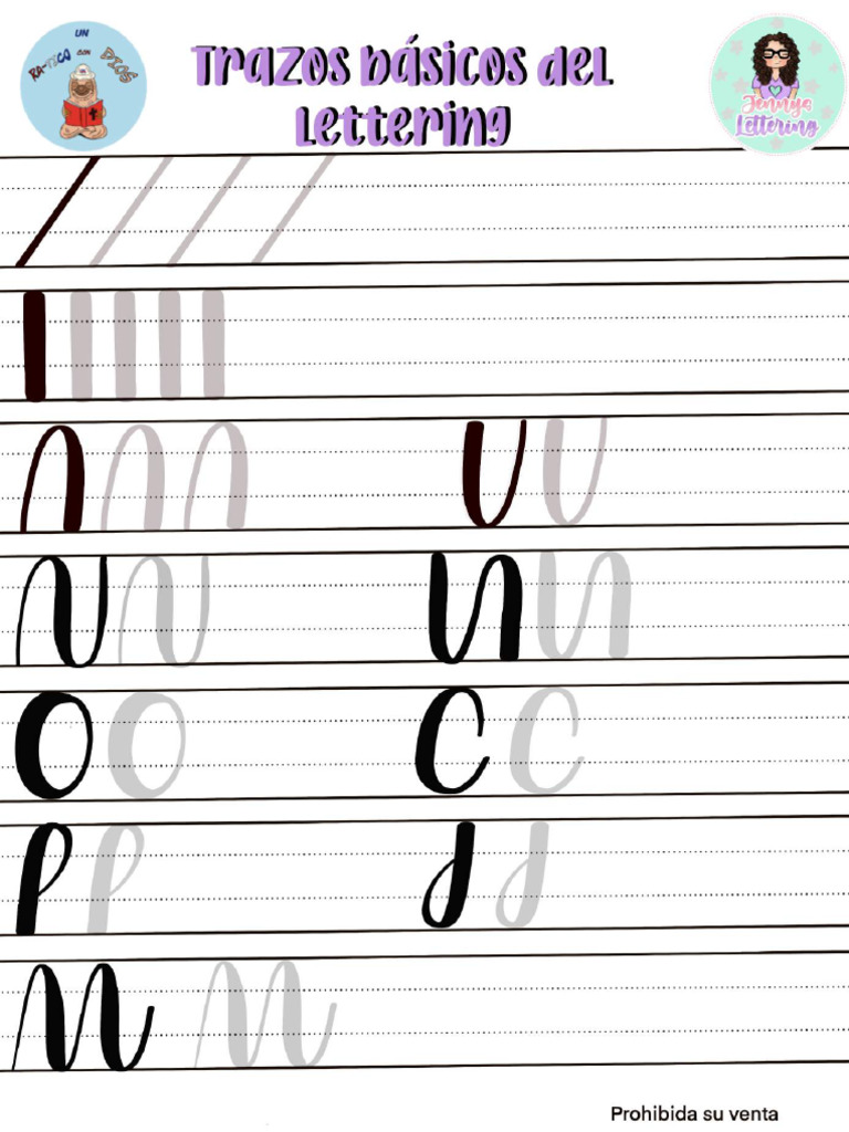 Lunes 24 Clase de Lettering | PDF