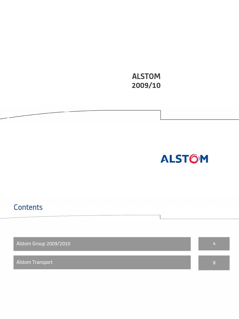 Alstom Transport Presentation | PDF | Tram | Rail Transport