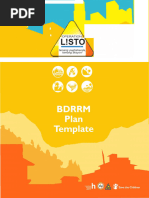 BDRRM Plan Template - Filipino Edited | PDF