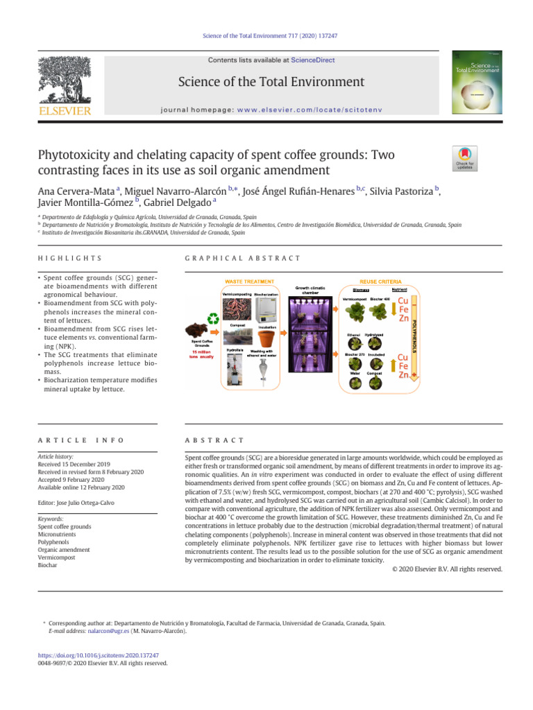 1-S2.0-S0048969720307579-Main Phytotoxicity and Chelating Capacity of ...