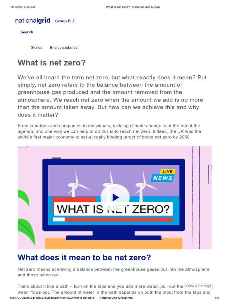 What Is Net Zero - National Grid Group | PDF | Climate Change ... What Is Net Zero - National Grid Group | PDF | Climate Change ...