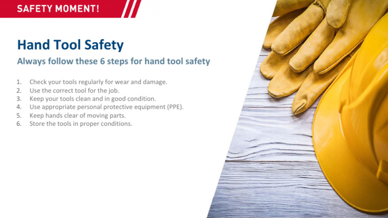 Daily Tips For 10th June 2024-Hand-Tool-Safety | PDF