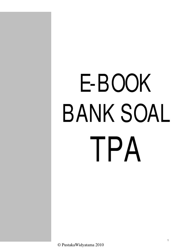 Soal TPA | PDF