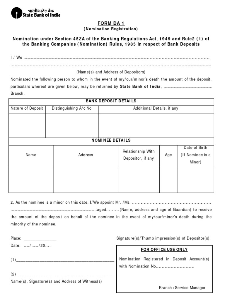 Nomination_form | PDF