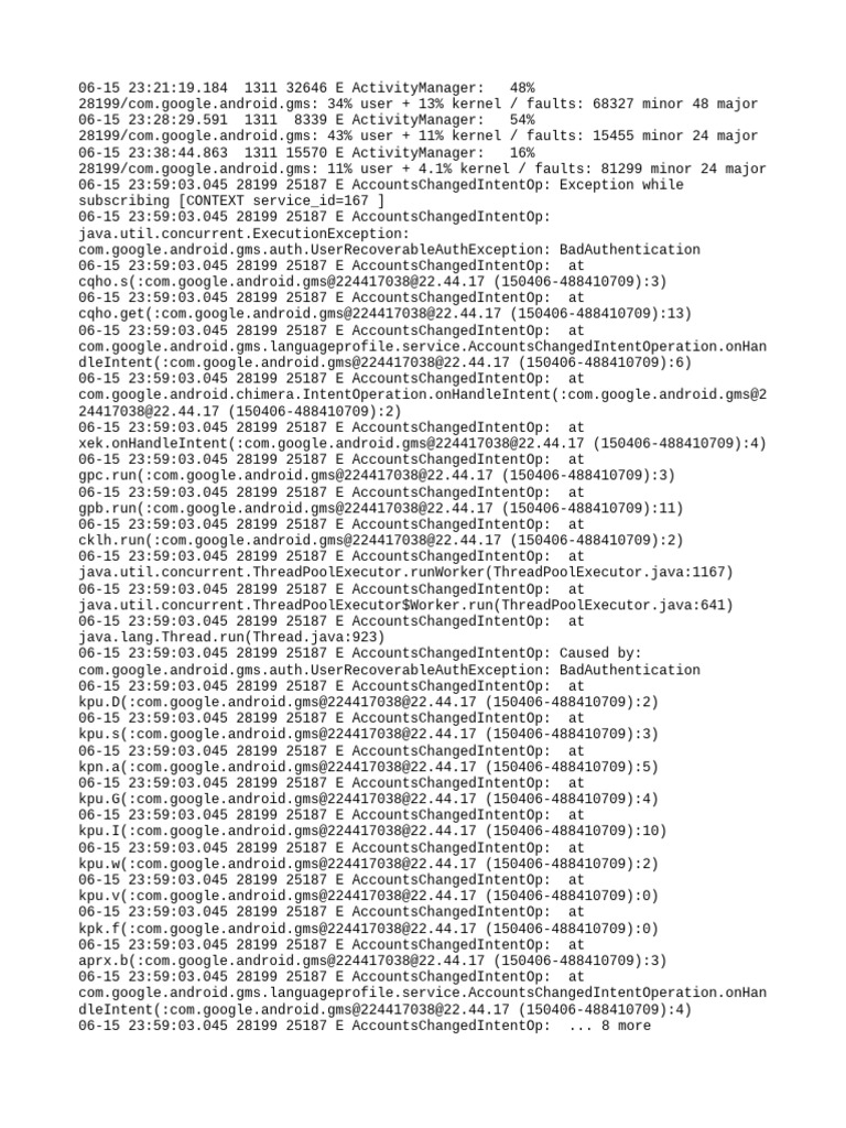 Log | PDF | Operating System Technology | Information Technology