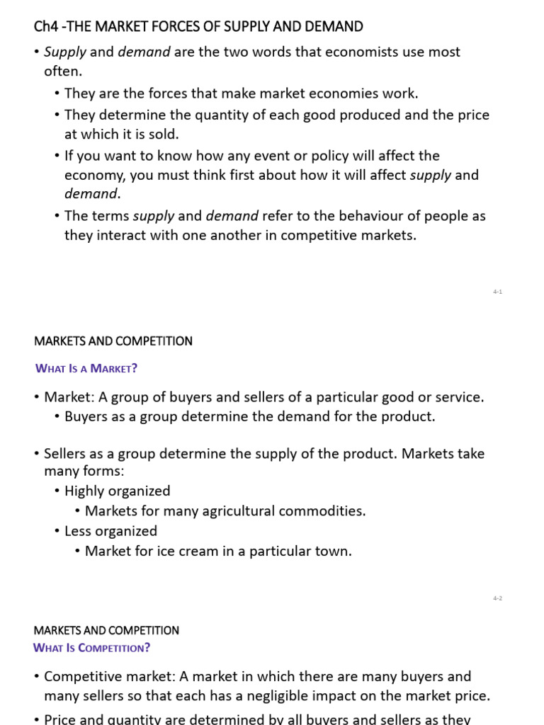 103 ch4 | PDF | Supply (Economics) | Supply And Demand