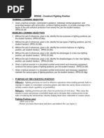 Constructing Individual Fighting Positions | PDF | Rifle