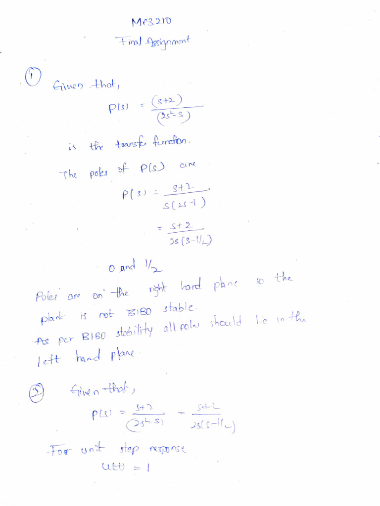 Control_systems_Assignment | PDF Control_systems_Assignment | PDF