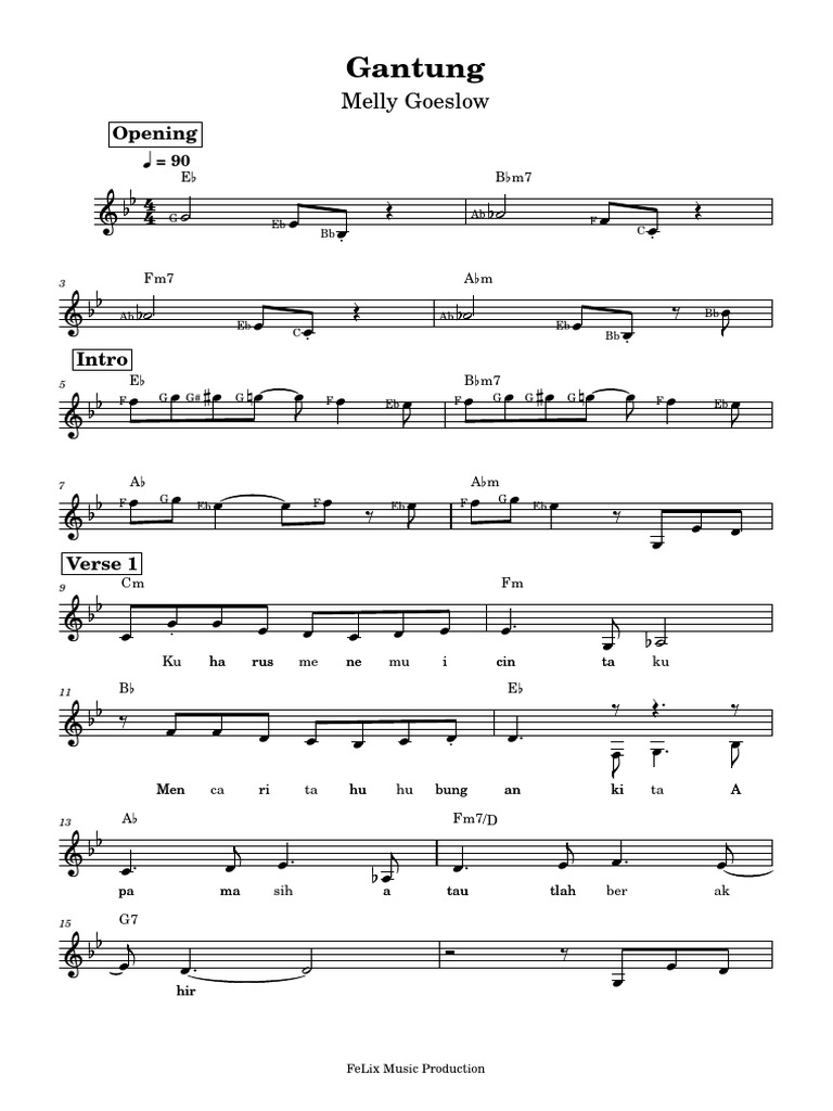 Gantung - Melly Goeslaw | PDF
