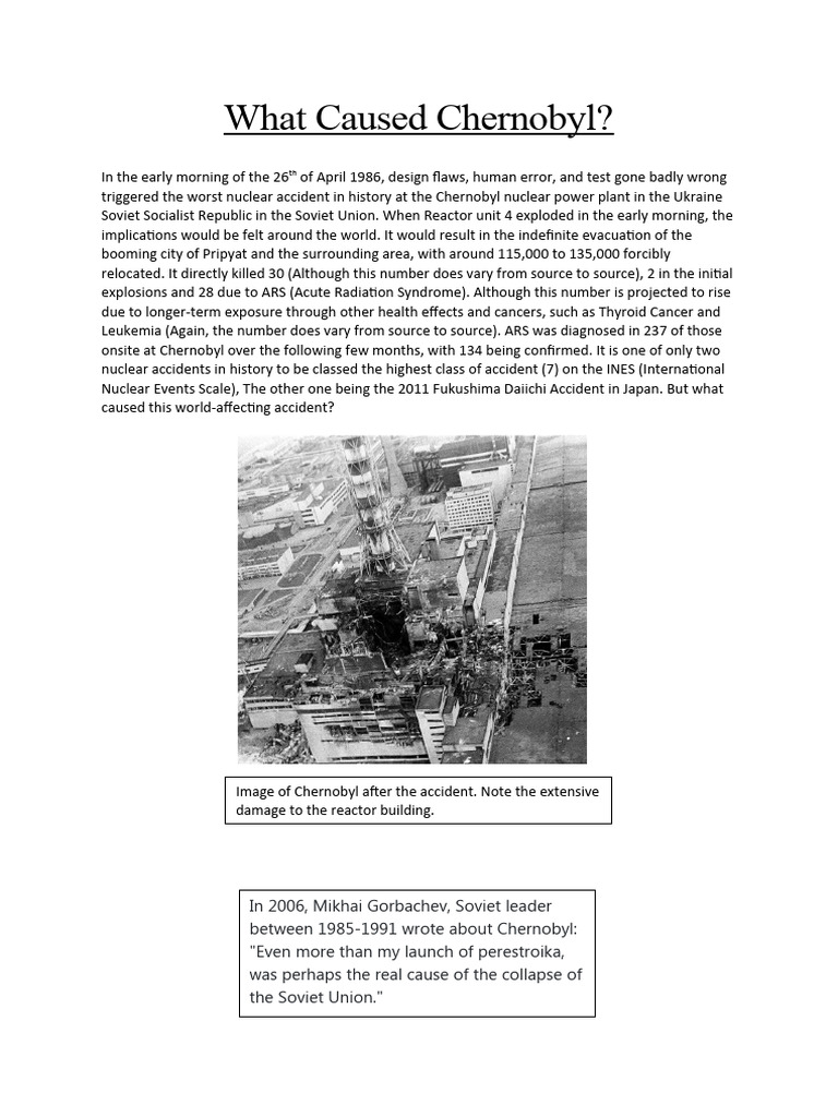 Chernobyl Poster 1 | PDF